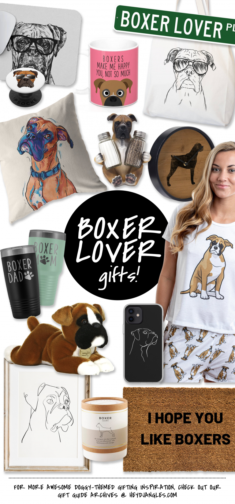 40+ Awesome Boxer Dog Gifts for Boxer Lovers - Hey, Djangles.